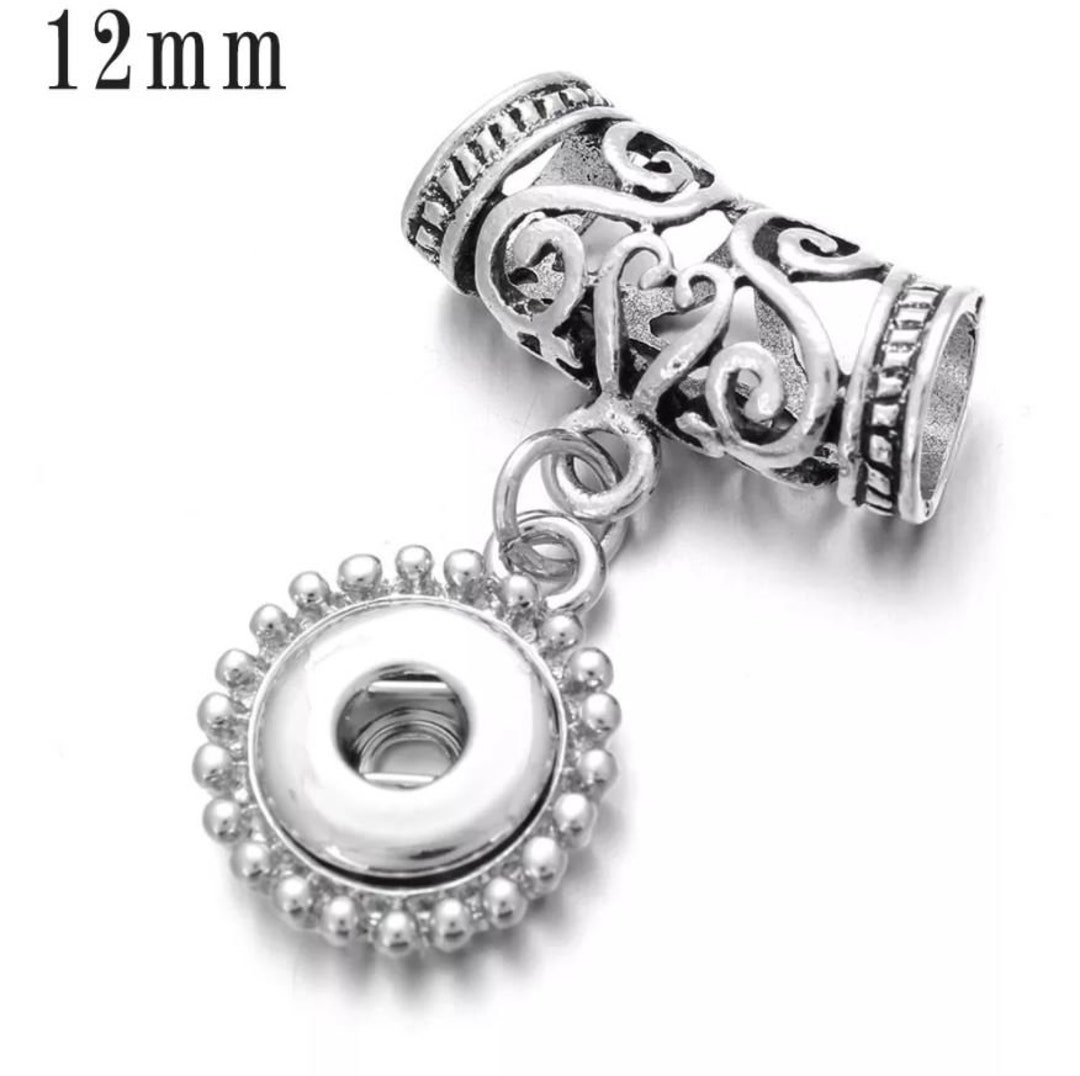 12mm Single Snap W/scrolled Casing on Top Pendant (no Chain) (FREE ...