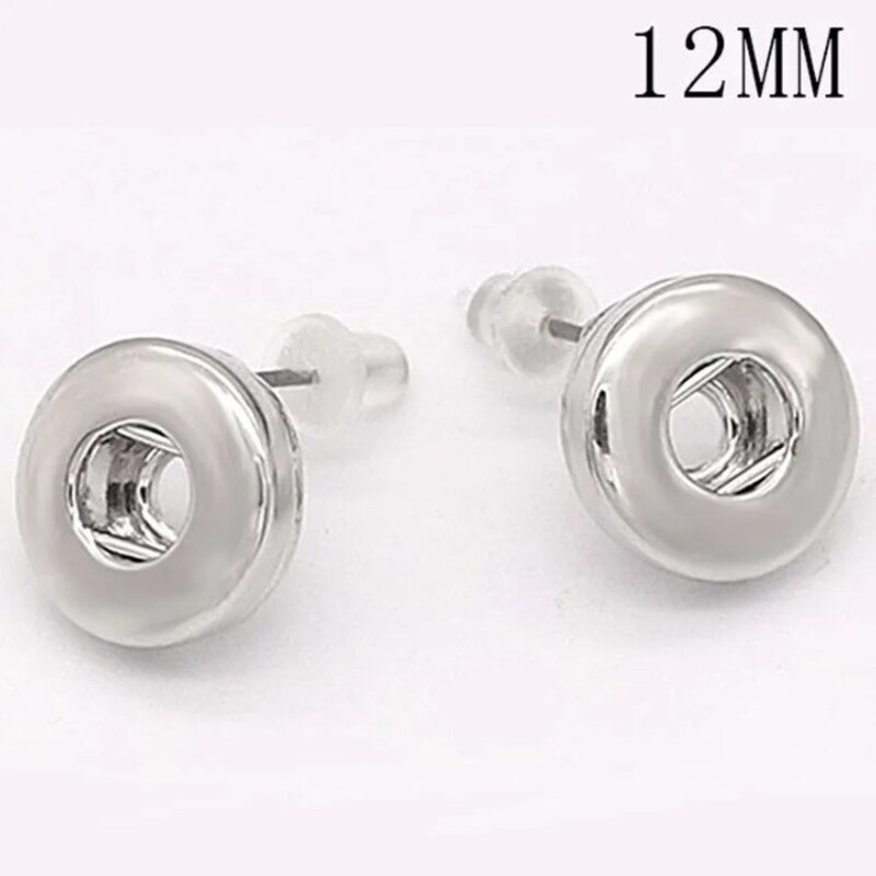 Snap Button Earrings - Etsy