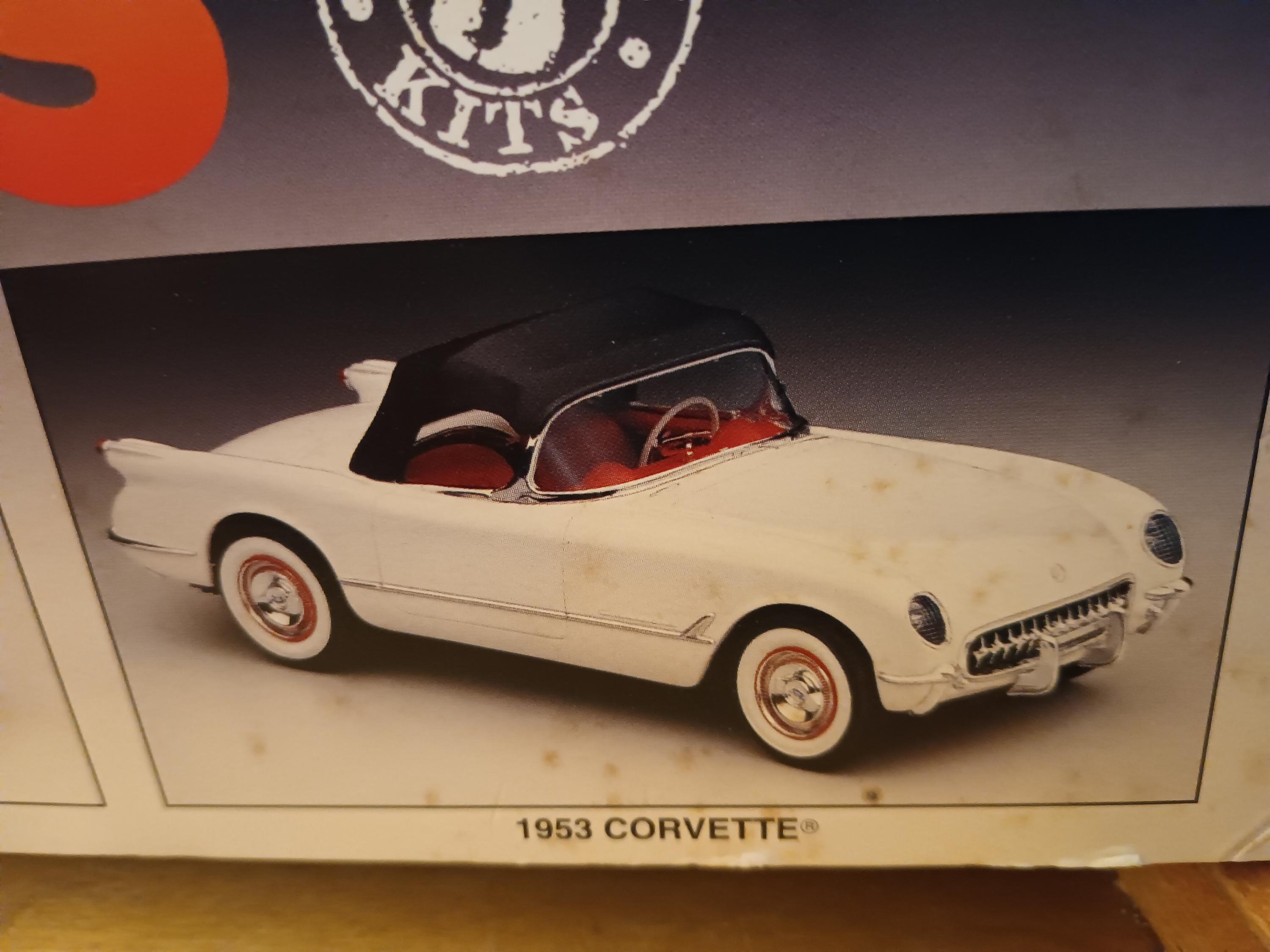 1993 Three Piece Corvette Model Kit - Etsy