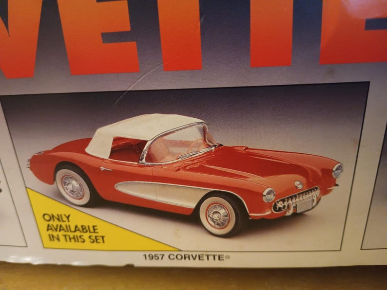 1993 Three Piece Corvette Model Kit - Etsy