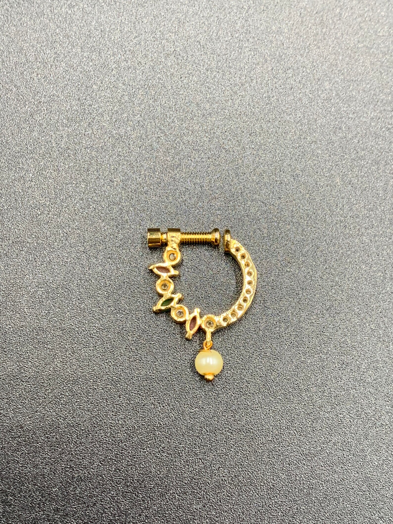 Nose Ring/ Nuth/ Mukku Pudaka/ Mukuthi/ Studs/ Stones Nose Ring ...