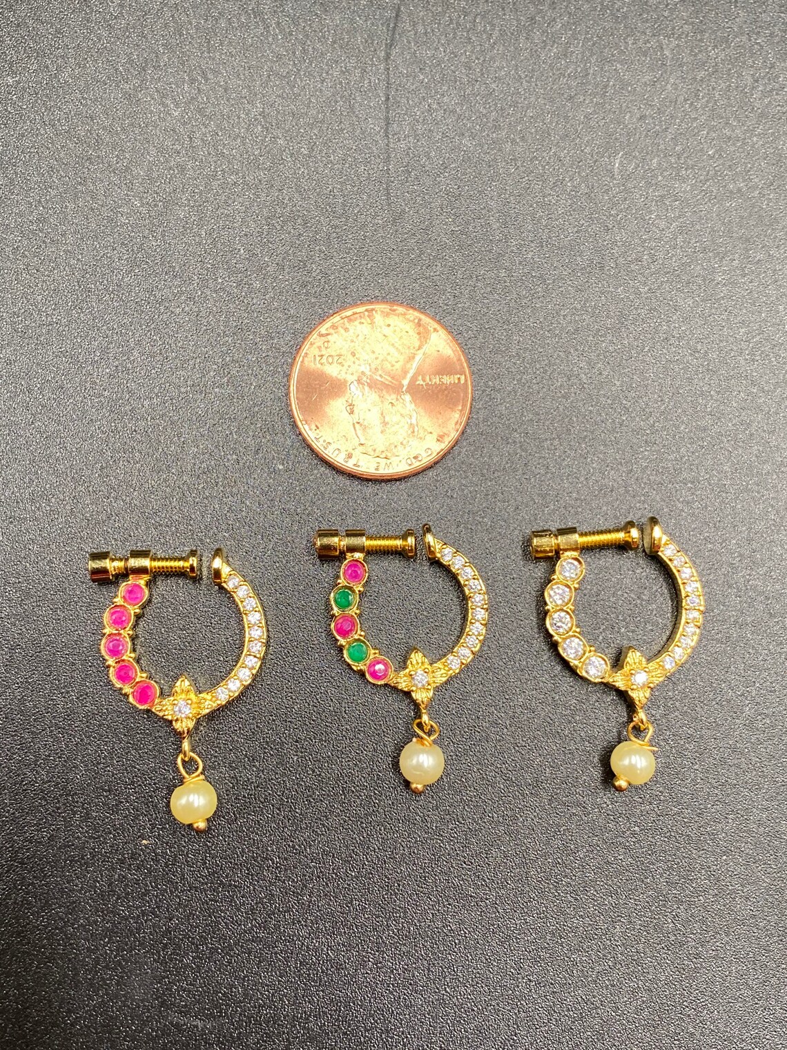 Nose Ring/ Studs/ Mukku Pudaka/ Wedding Jewelry/ Mukuthi/ Stud - Etsy ...