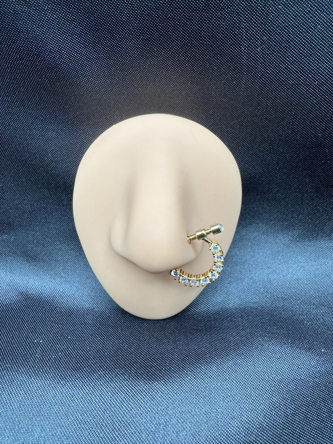 Nose Ring/ Nuth/ Mukuthi/ Mukku Pudaka/ Clip on Nose Ring/ Pressing ...