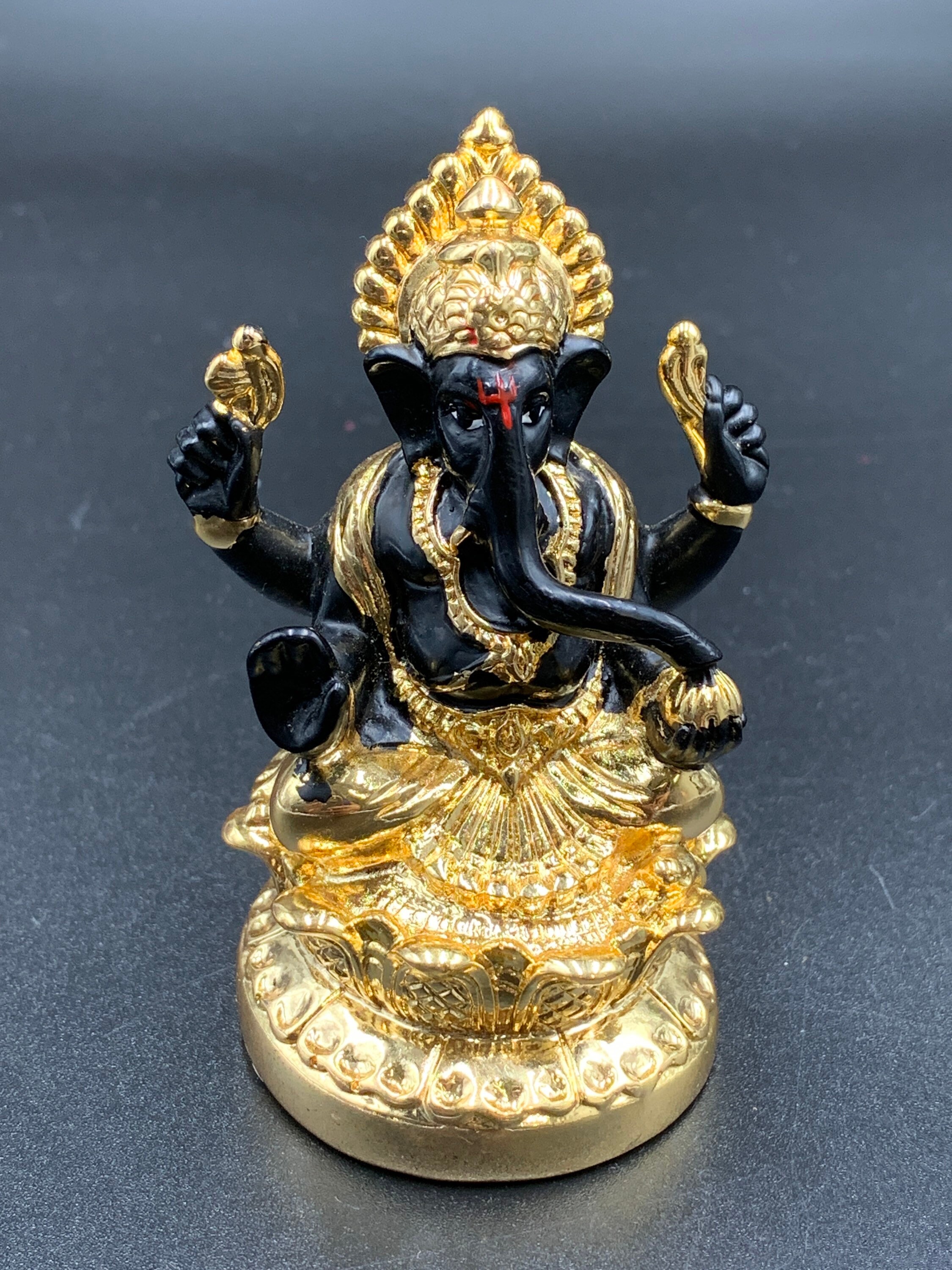 Lord Vinayaka/ Ganesha Idol/ Puja Idol/ Ganapathy/ Gold | Etsy