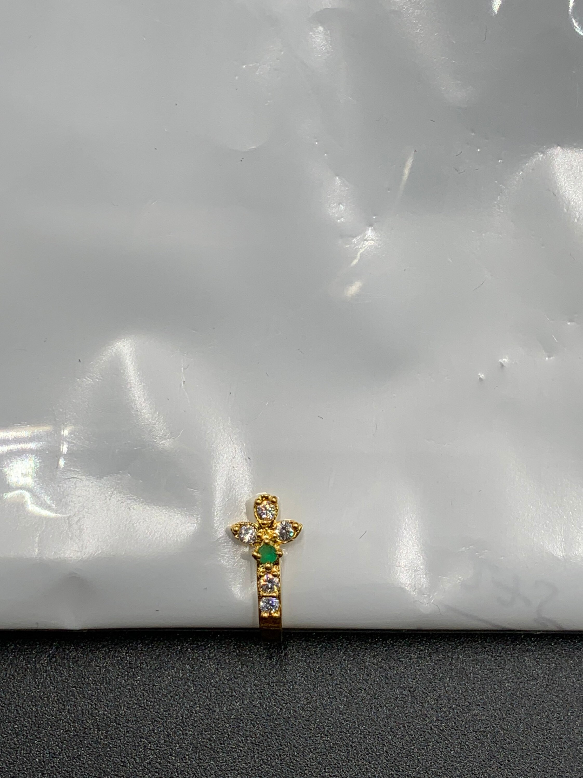 Nose Ring/ Pressing Nose Ring/ Nuth/ Mukuthi/ Mukku Pudaka/ Clip on ...