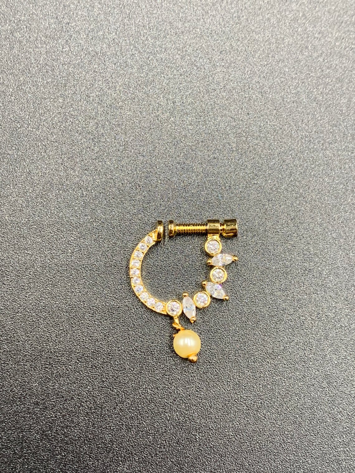 Nose Ring/ Nuth/ Mukku Pudaka/ Mukuthi/ Studs/ Stones Nose | Etsy