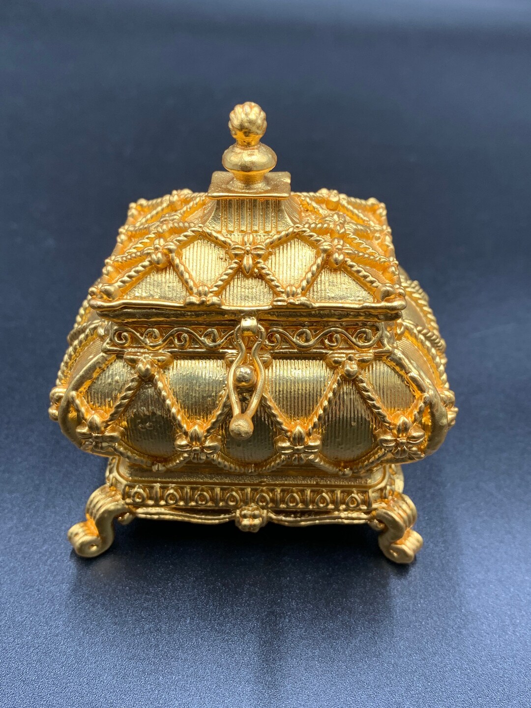 Gold Box/ Kumkum Box/ Wedding Gift/ Puja Item/ Sindoor Box/ Wedding ...