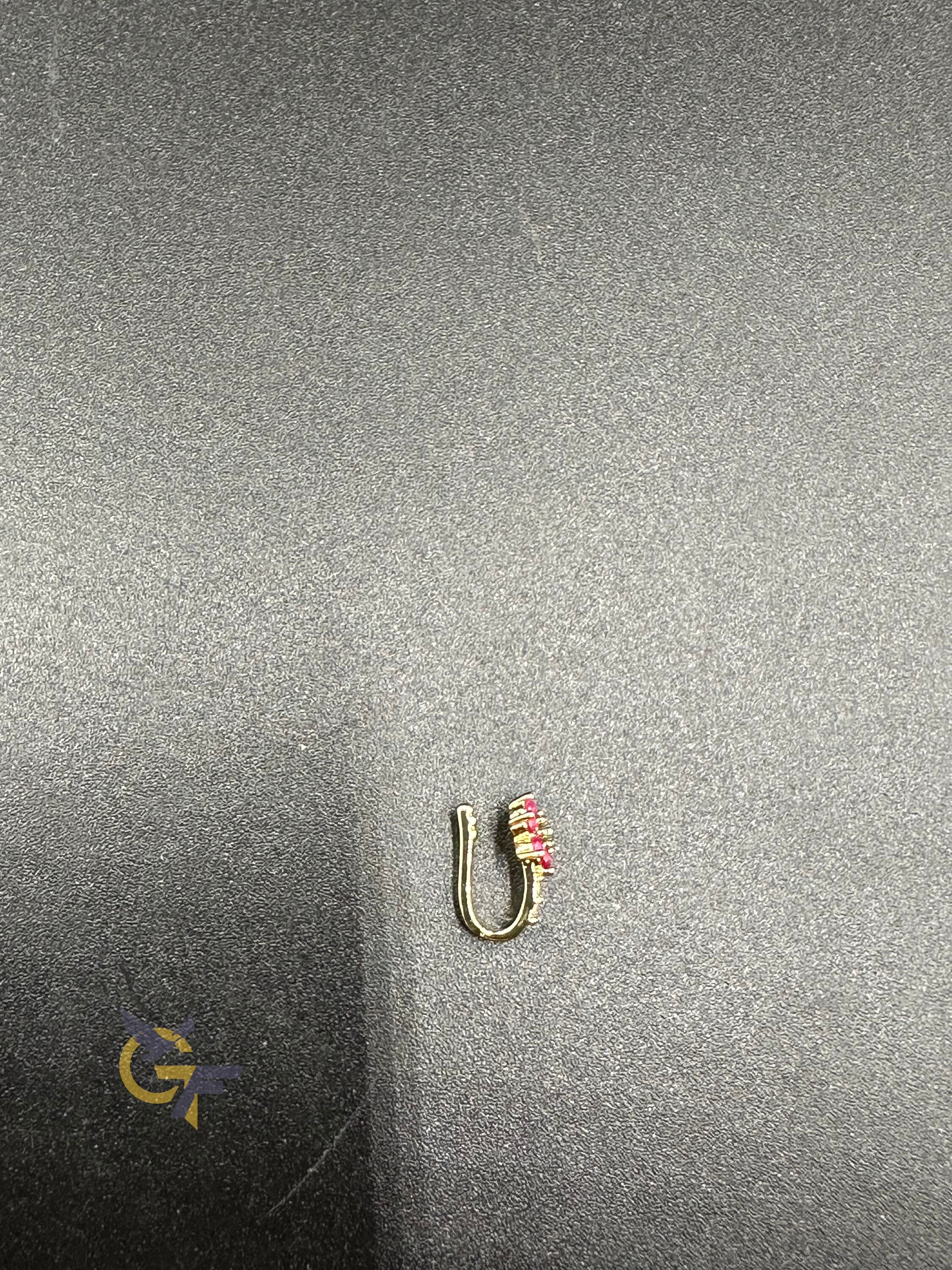 Pressing Nose Ring/ Mukuthi/ Mukkupudaka/ Nuth/ Small Nose Ring ...