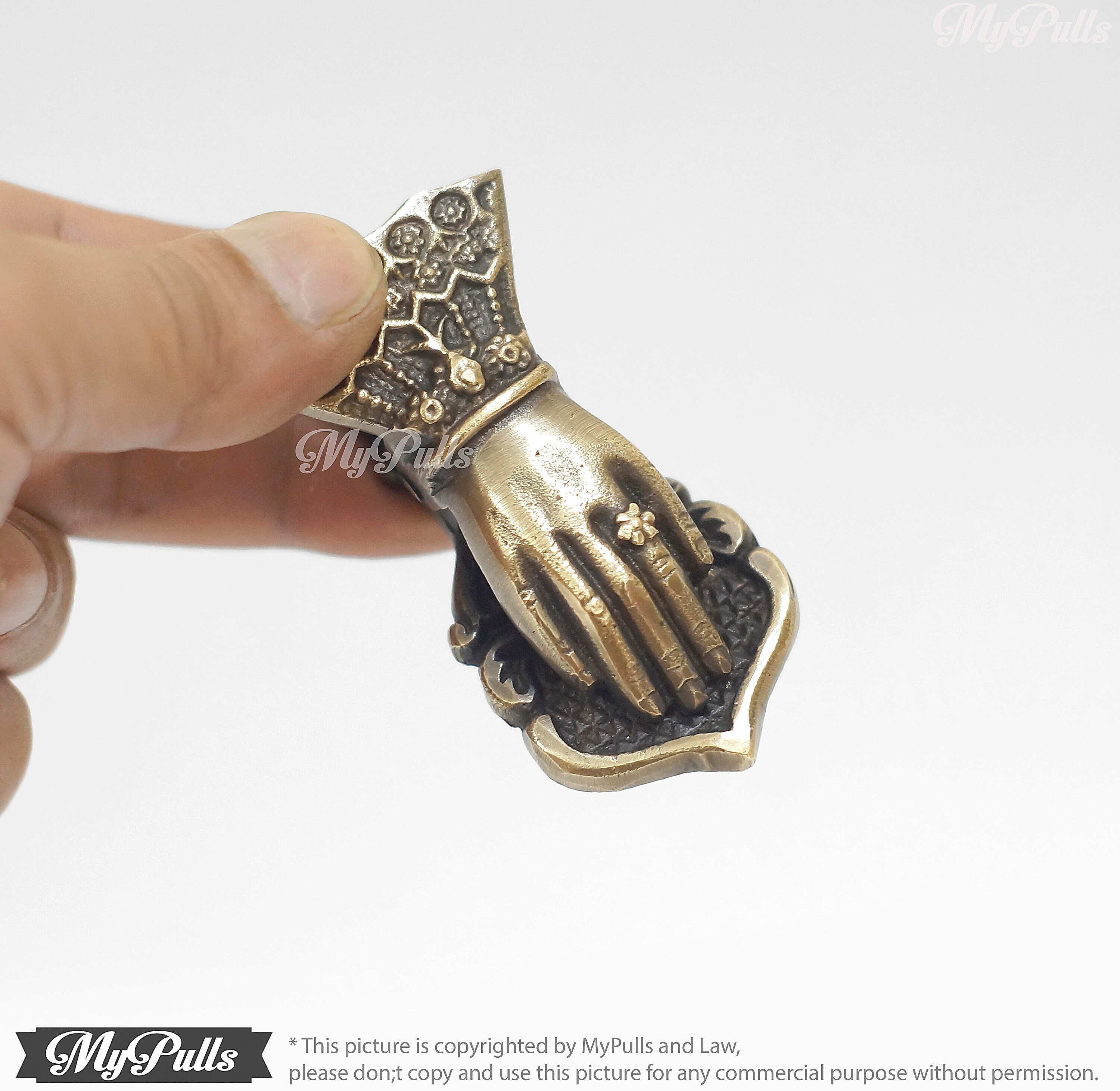 Solid Brass Ladies Finger Paperclip DeskNote Planer Book | Etsy