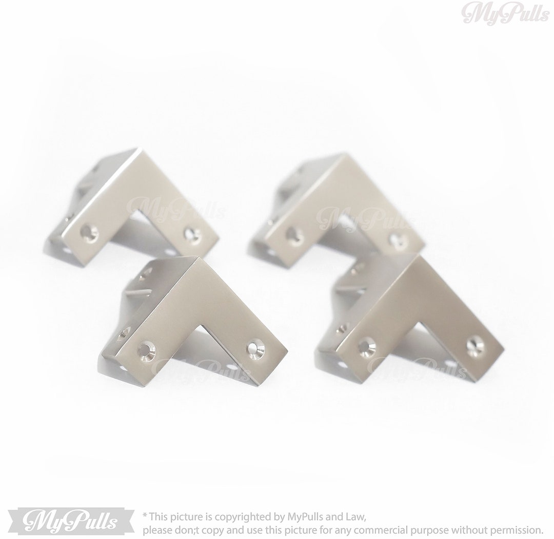 Set of Solid BRASS Western Table Corners Protector Guard | Desk,cabinet ...