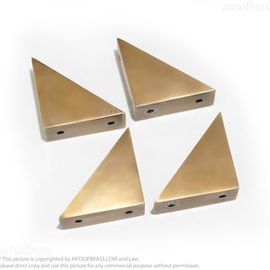 Decorative Solid Brass Corner Protector Bracket - Table Guard Brace ...