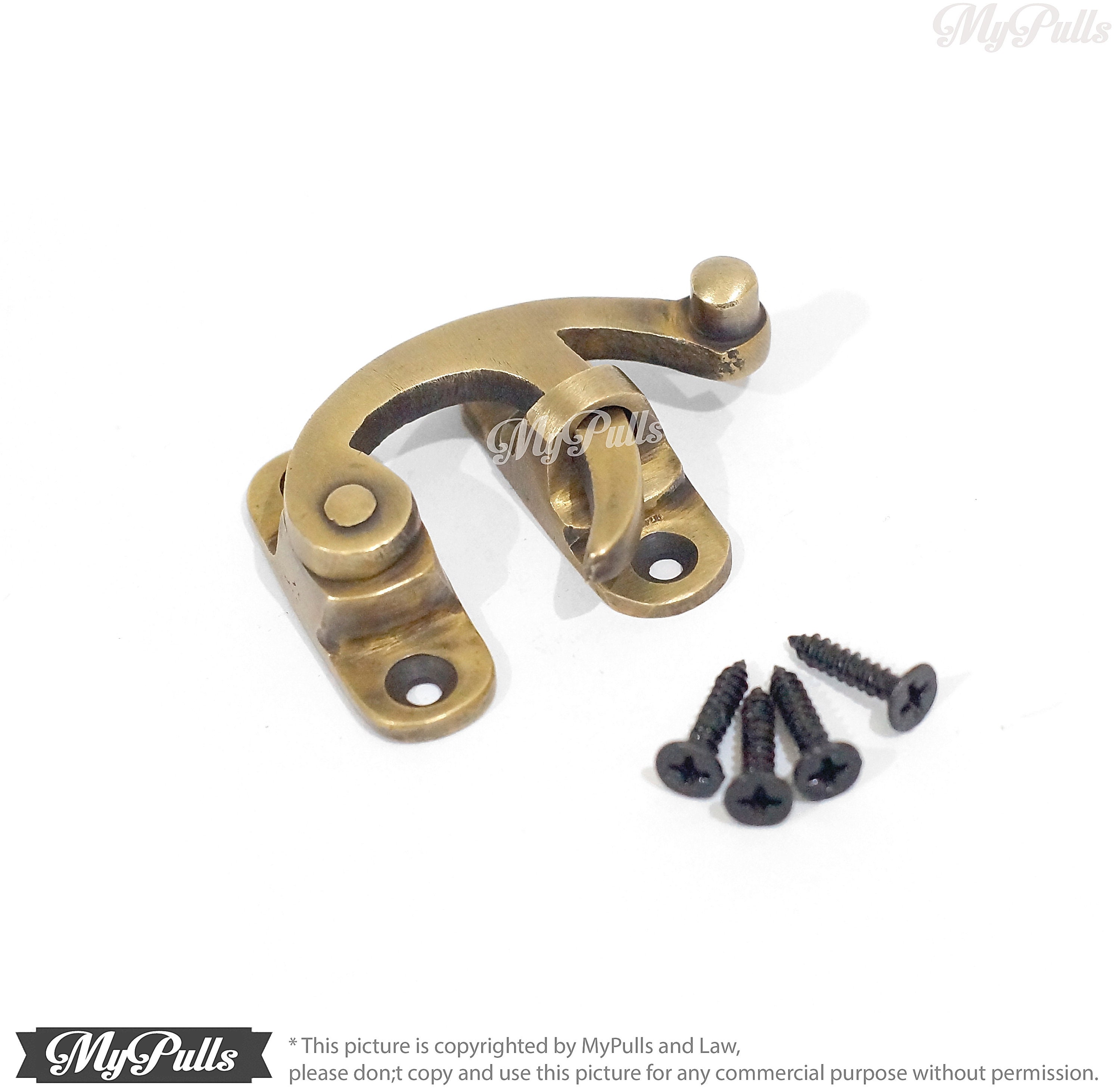 1.61 Solid Brass Box Latch Trunk Latch Jewelry Locking | Etsy