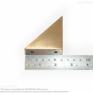 Decorative Solid Brass Corner Protector Bracket - Table Guard Brace ...