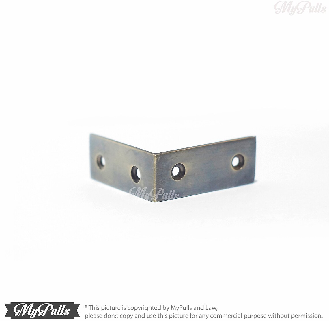 1.96" Lot 4 Pcs Brass Corner Trunk Protector | Retro Solid Brass Trunk ...