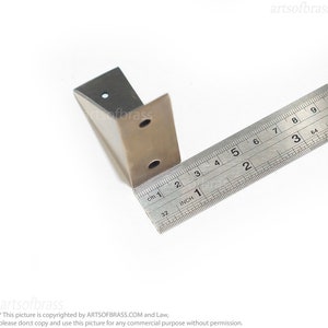 Decorative Solid Brass Corner Protector Bracket - Table Guard Brace ...