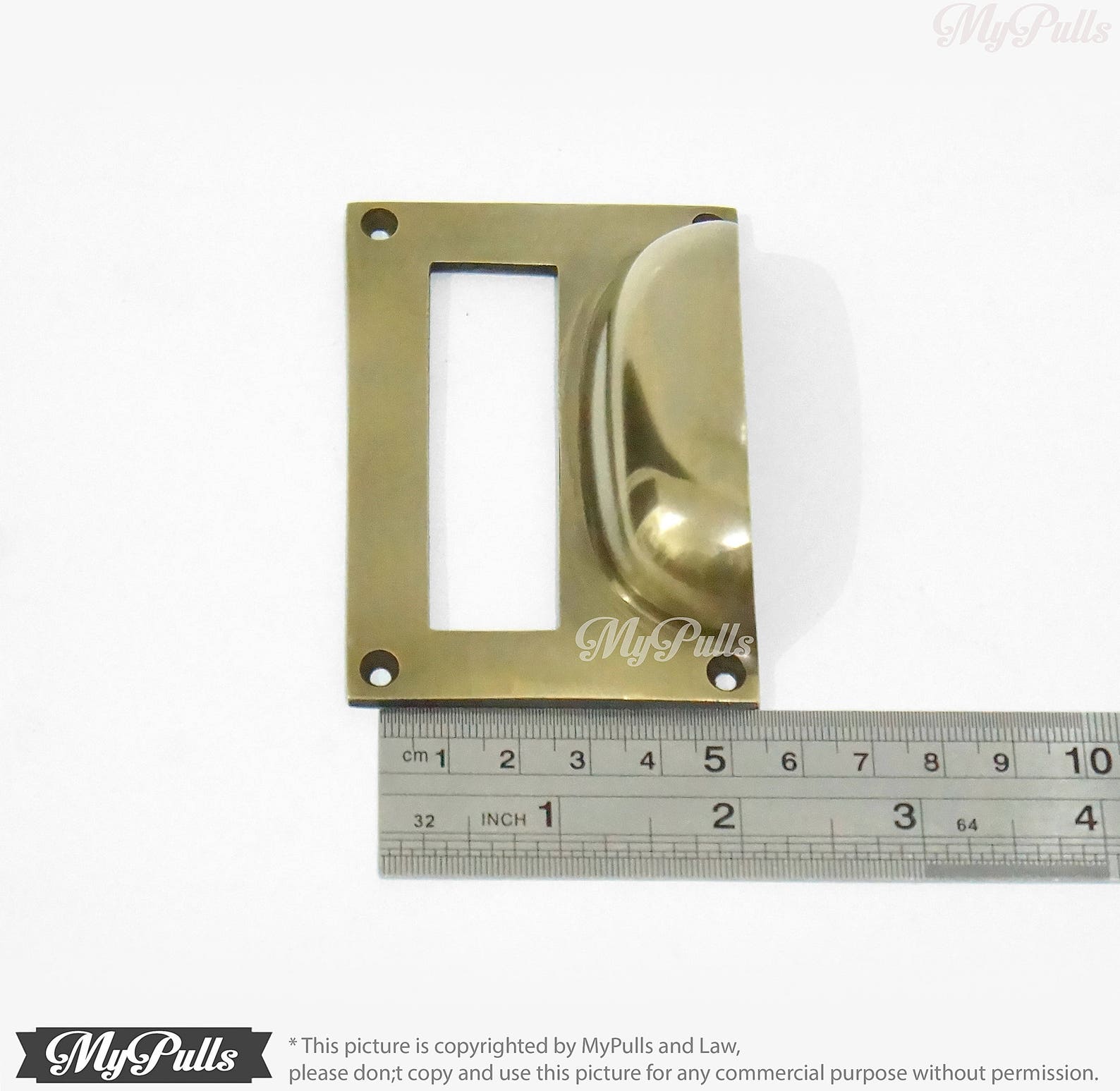 Solid Brass Retro Filing Card Holder Drawer Pull Label - Etsy