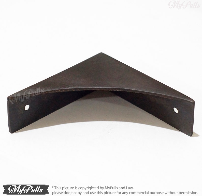 3"x 1" Inches Brass Corner Trunk Black Doff Finishing | Old Brass Table ...