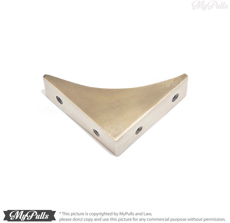 3x 1 Inches Height 4 Pcs Solid Brass Arc Corner - Etsy UK