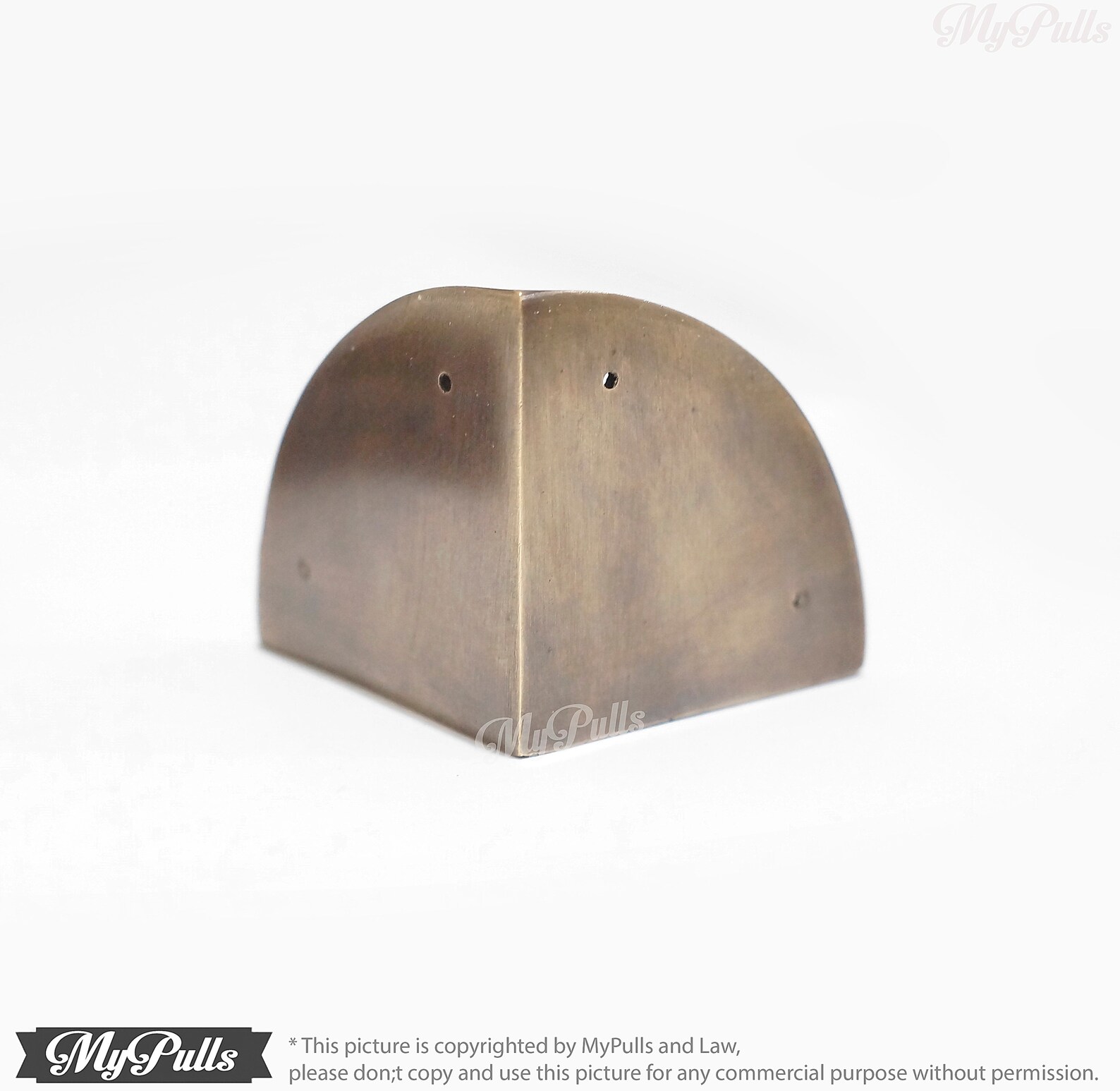 2.16" in 4 Pcs Solid Brass Round Corner Trunk Protector | Retro ...