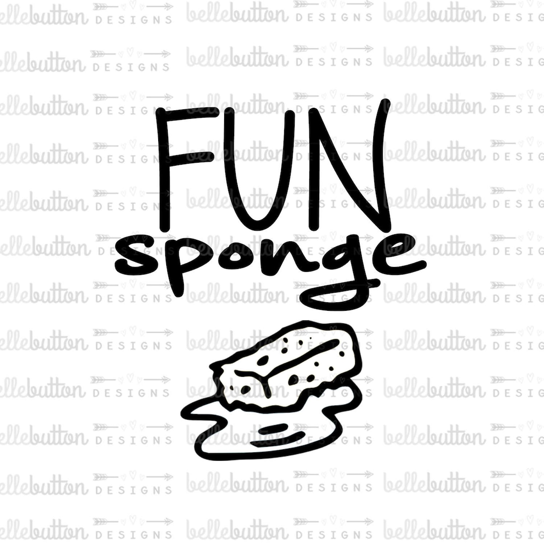 Fun Sponge SVG PNG Cutting File for Cricut & Cameo Cutting Machines - Etsy