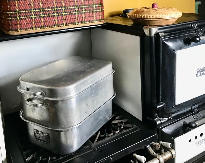 1940s WEAR-EVER Aluminum Roaster, Five Piece Cooking Set, the Aluminum ...