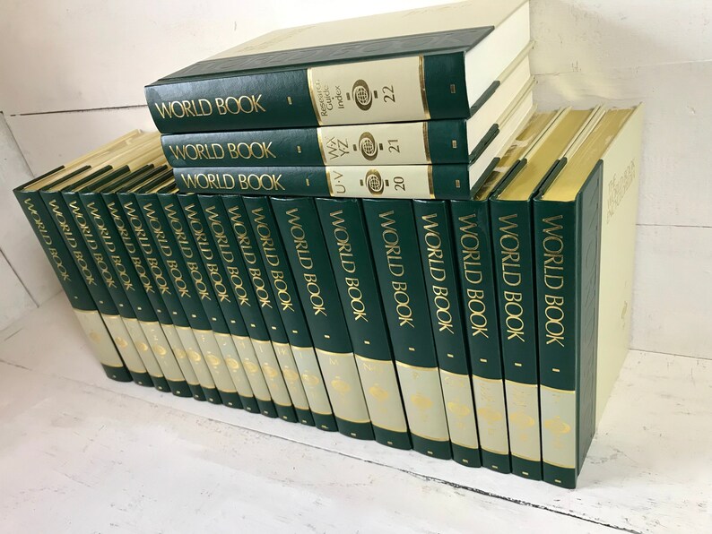 1988 World Book Encyclopedia Set 22 Books In All A to Z | Etsy