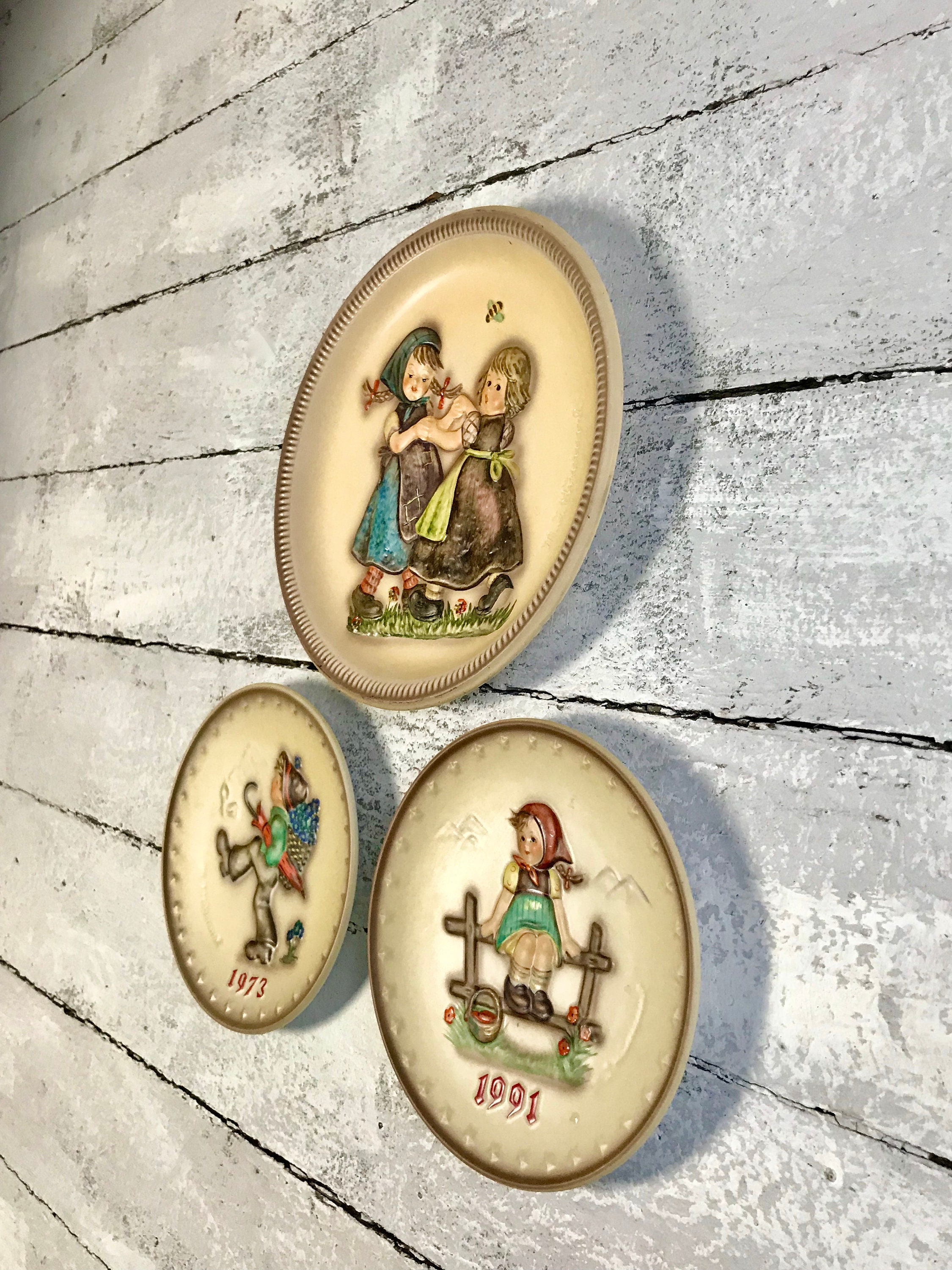 Three M.J. Hummel Plates in All Vintage Plates Collectible | Etsy