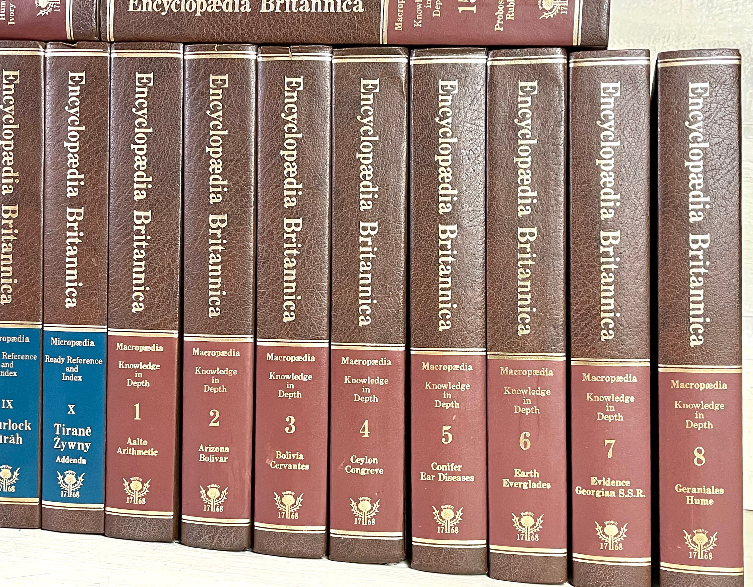 1979 Encyclopaedia Britannica Set 30 Volumes in Set Brown | Etsy
