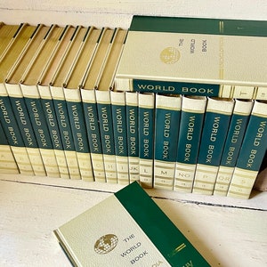 1968 World Book Encyclopedia 20 Books In All Collectible | Etsy