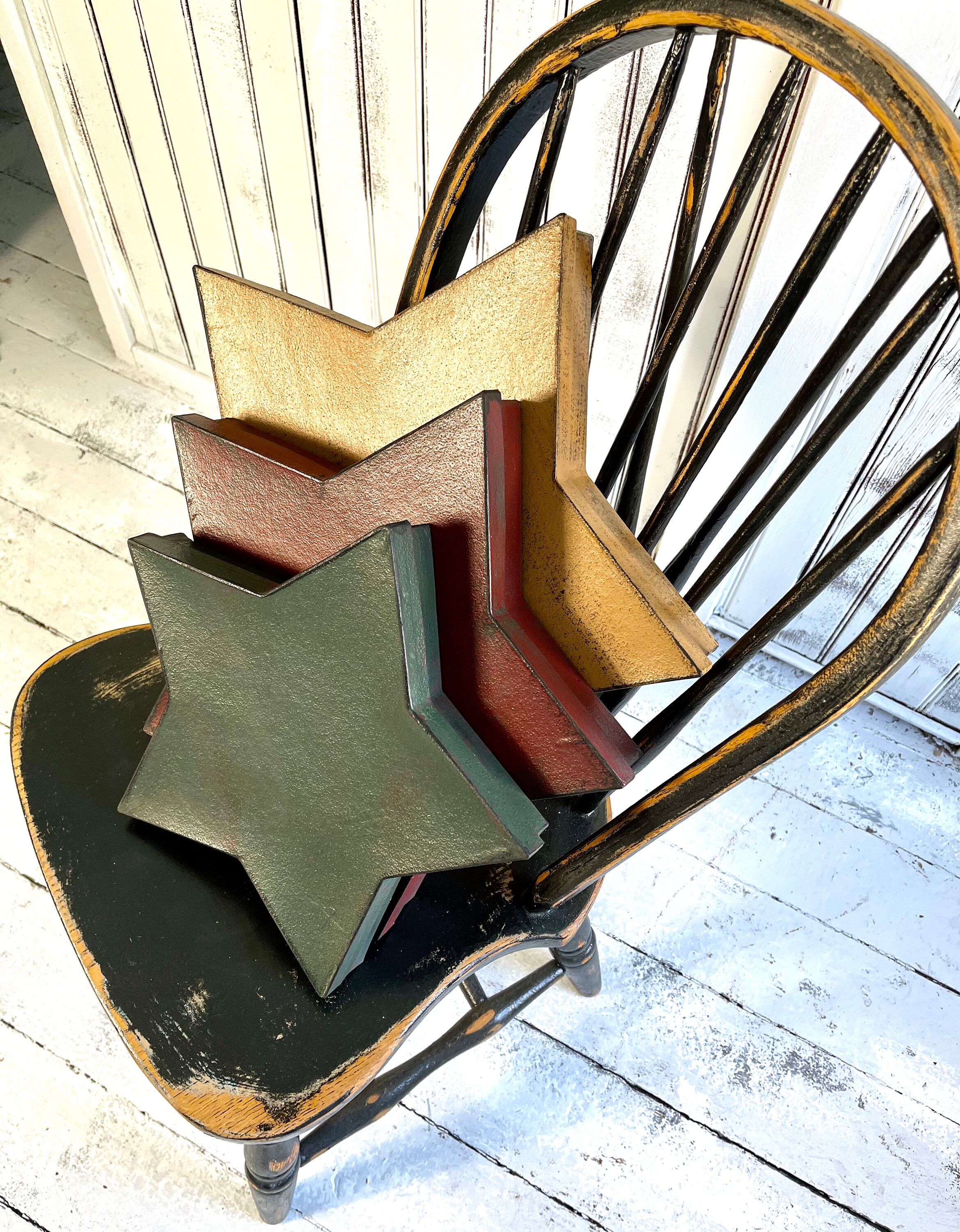 Three Star Shaped Boxes, Rustic Stars, Gift Giving Boxes, Nesting Boxes ...