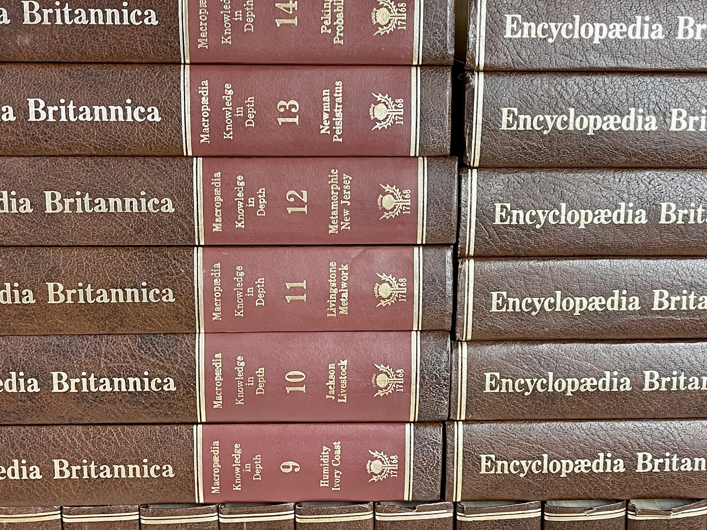 1979 Encyclopaedia Britannica Set 30 Volumes in Set Brown - Etsy