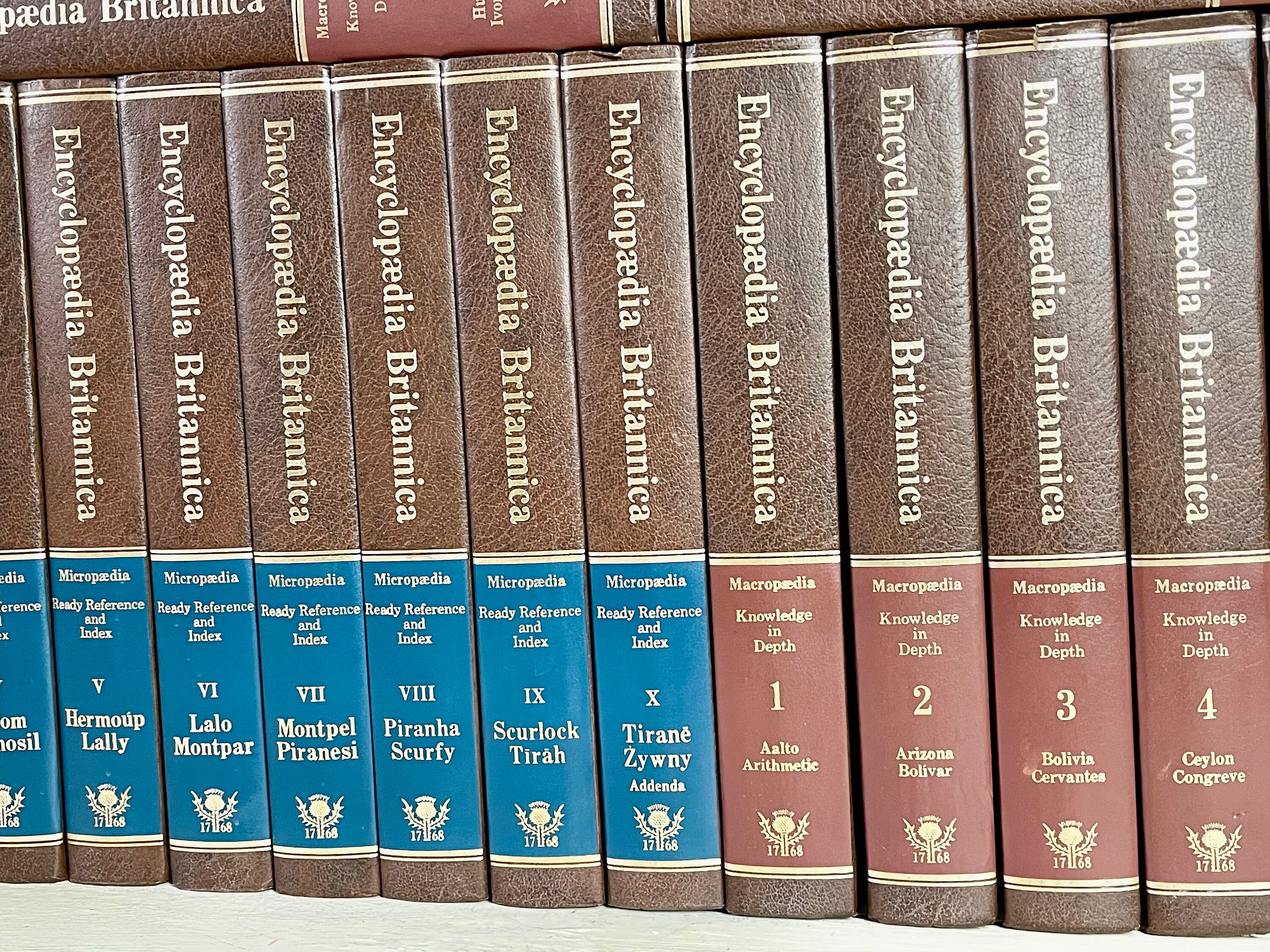1979 Encyclopaedia Britannica Set 30 Volumes in Set Brown | Etsy