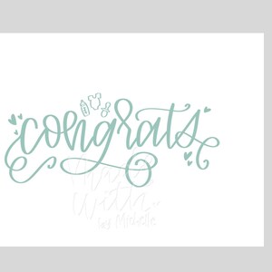 New Baby Congratulations Card Printable, Baby Shower Digital Download ...