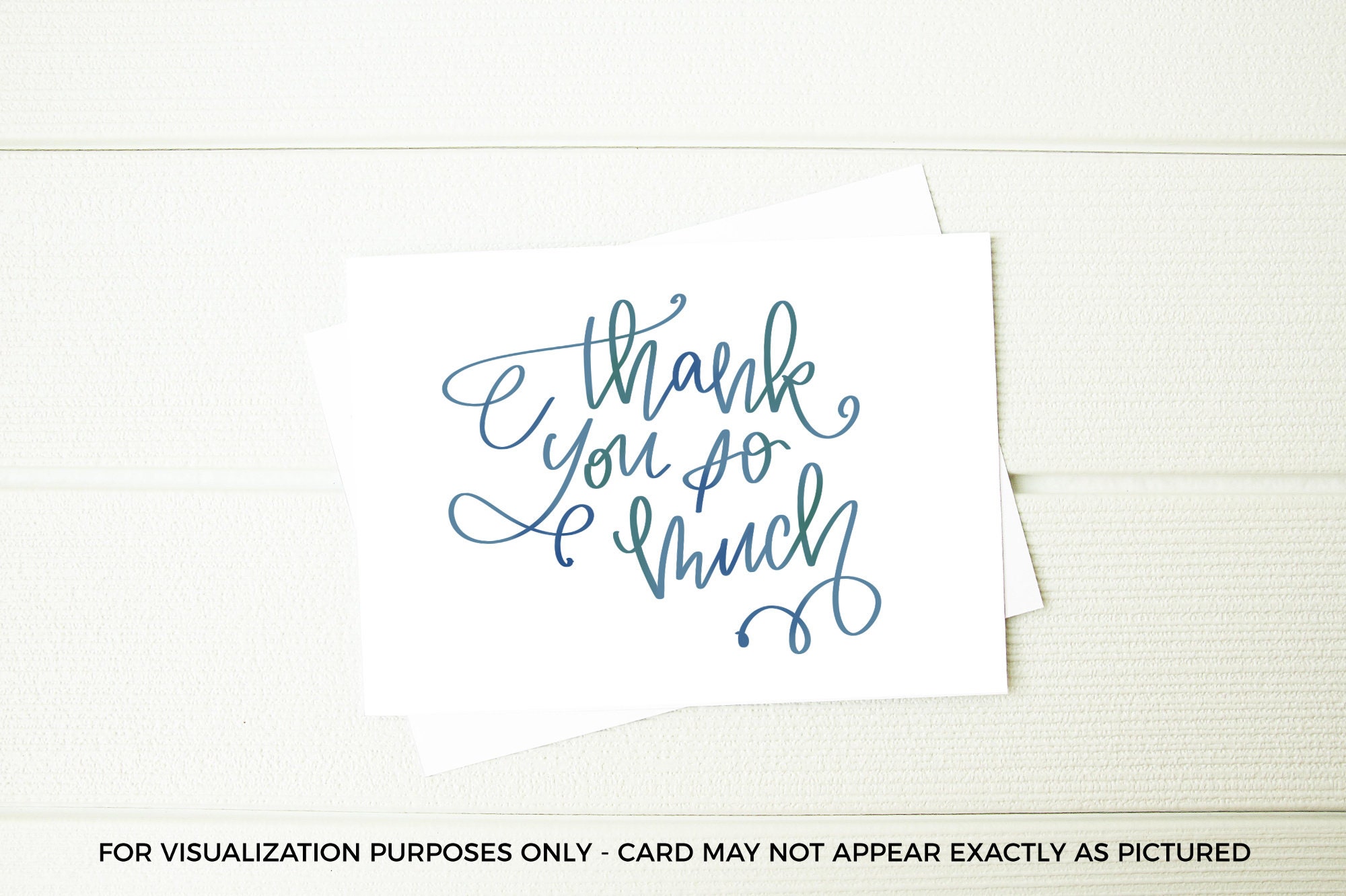 Thank You Card Printable, Thank You so Much Digital Download - Etsy