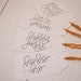 Printable Christmas Gift Tags, Star Doodle Hand-lettered Gift Tag ...