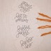 Printable Christmas Gift Tags, Star Doodle Hand-lettered Gift Tag ...