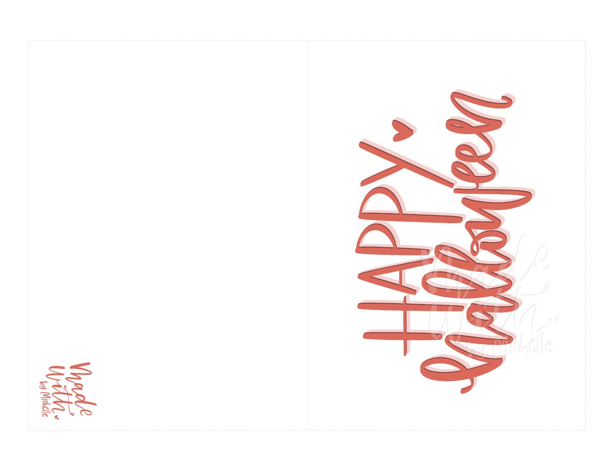 Happy Halloween Card Printable, Greeting Card Digital Download - Etsy