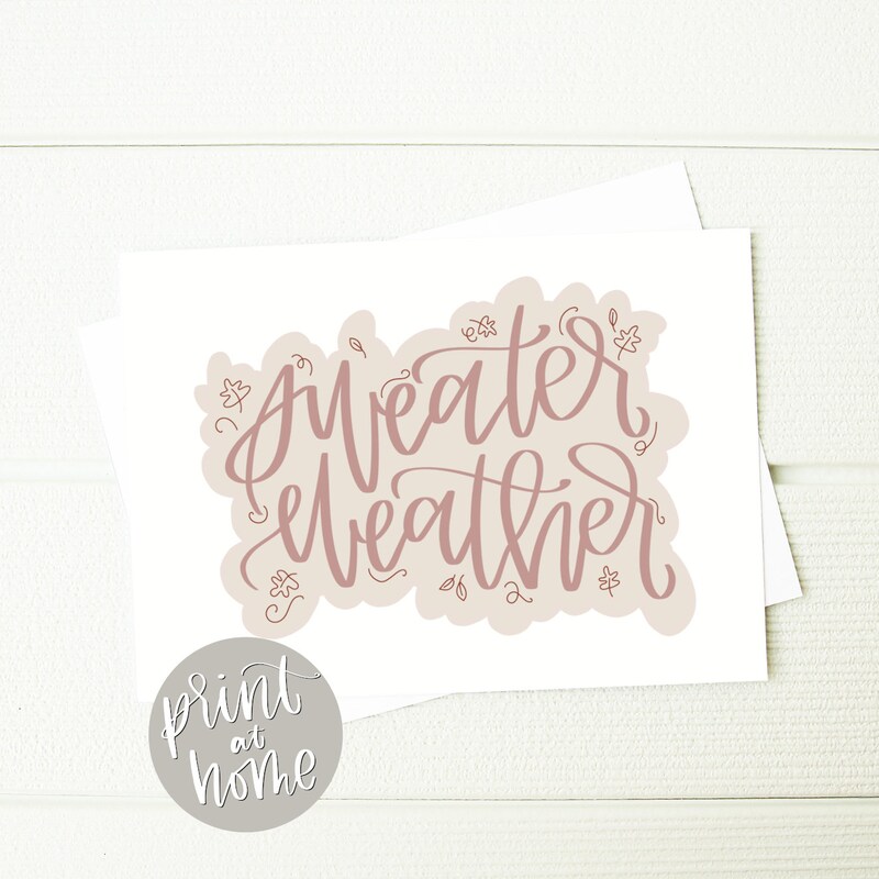 Weather Calligraphy - Etsy