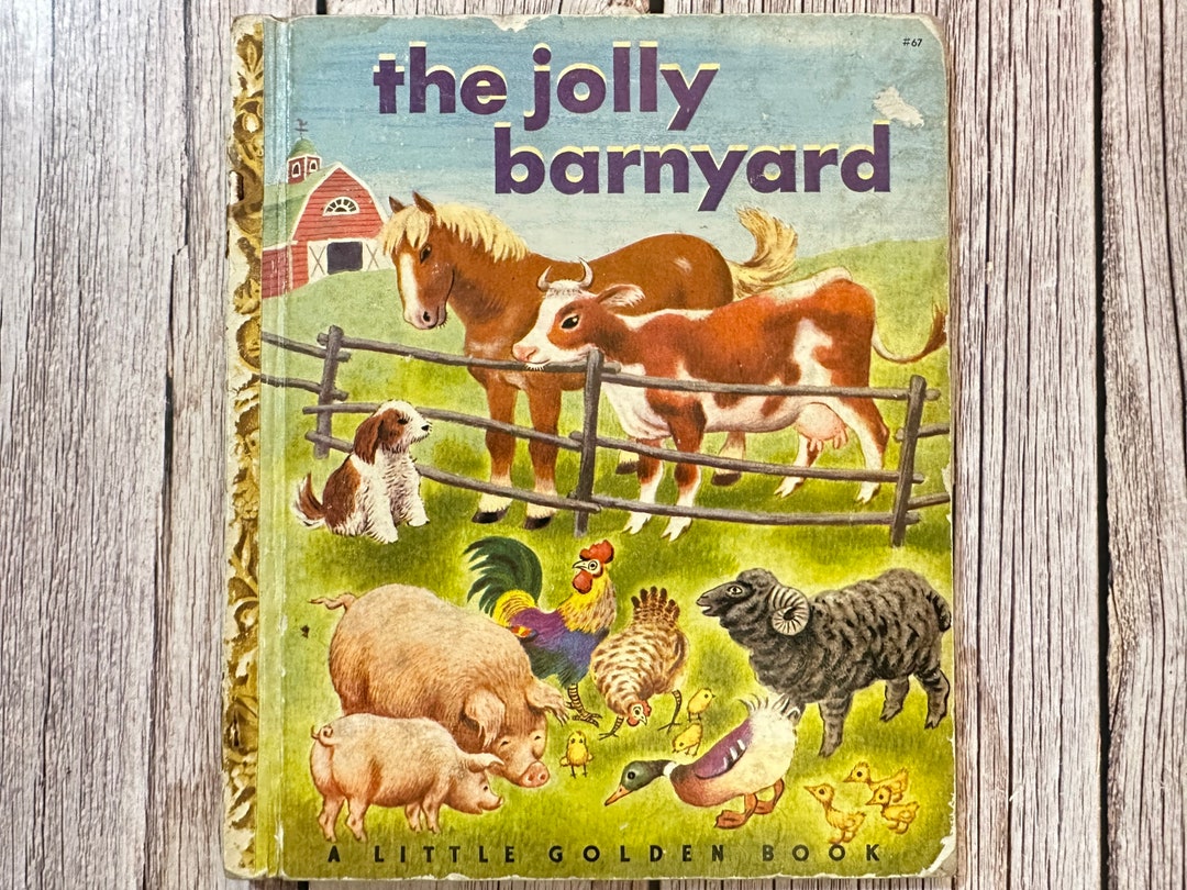 The Jolly Barnyard, A Little Golden Book. First Edition. Vintage ...