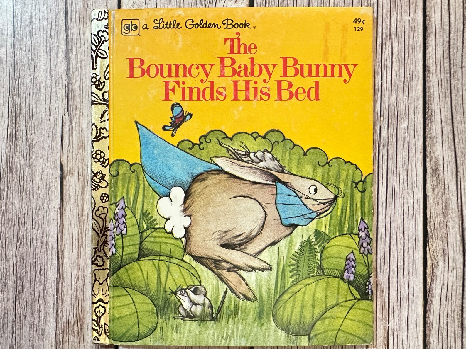 The Bouncy Baby Bunny Finds His Bed, A Little Golden Book. Vintage ...