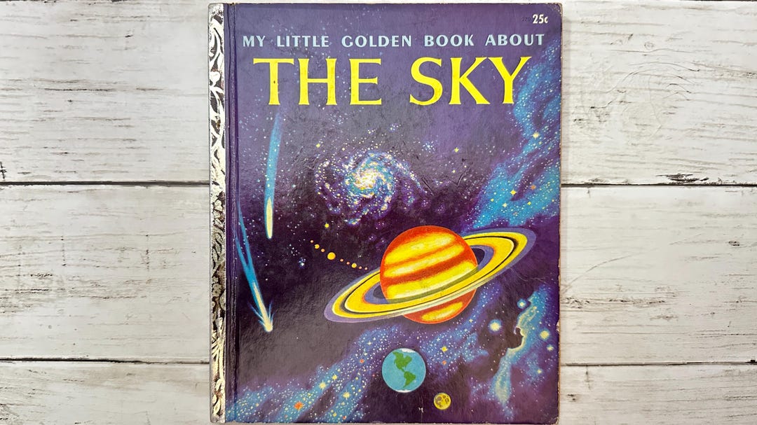 My Little Golden Book About the Sky - First Edition Vintage Children's ...