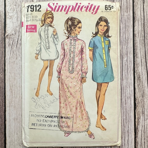 Sleep Shirt Pattern - Etsy