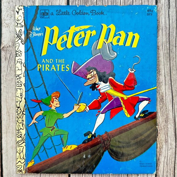 Peter Pan Golden Book - Etsy