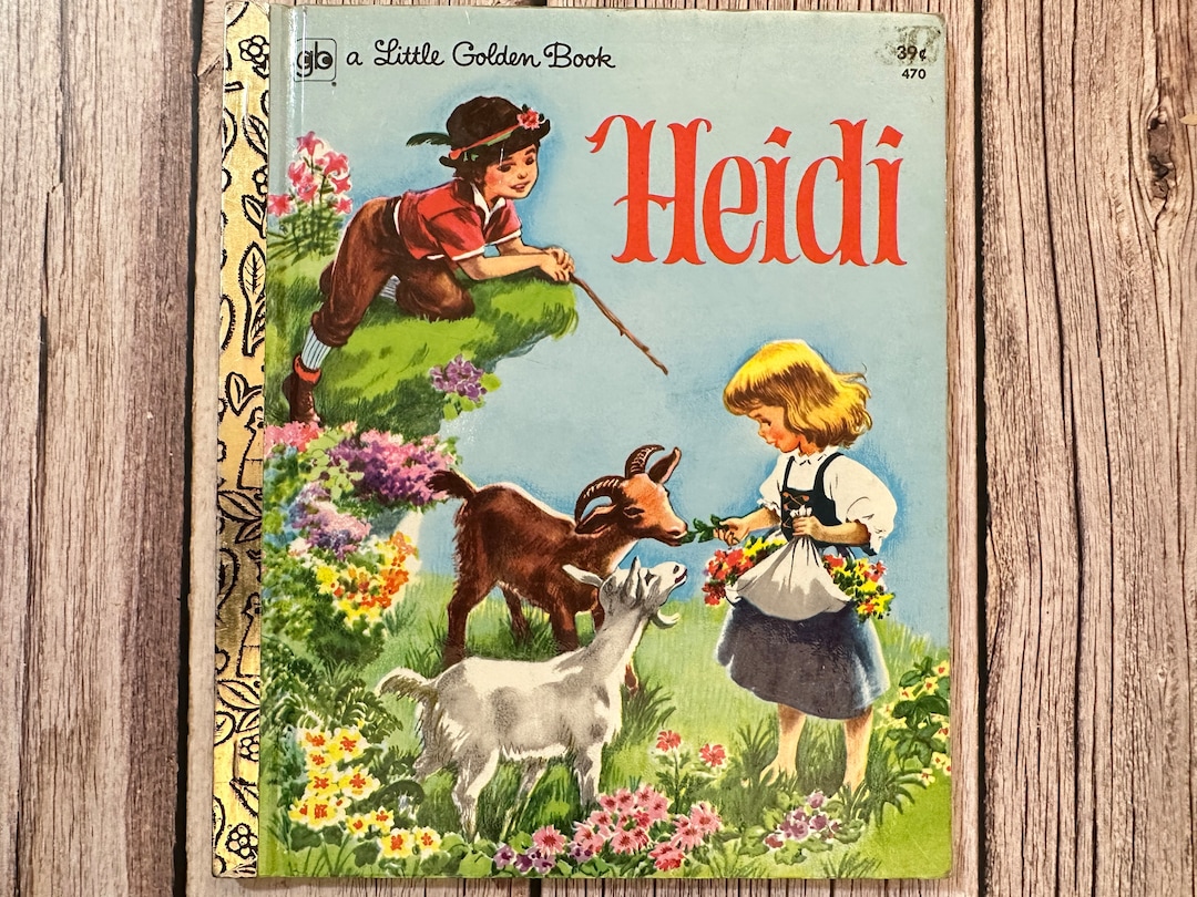 Heidi, A Little Golden Book. Vintage Children's Book. - Etsy