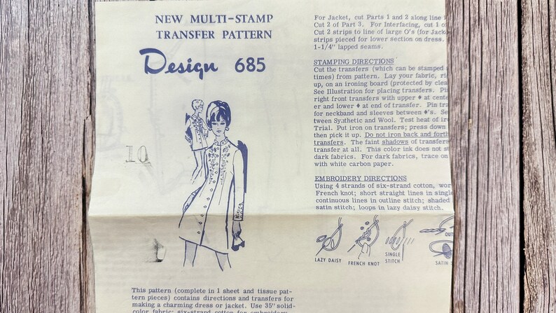 Laura Wheeler Sewing Pattern 685. Vintage Jacket or Dress With - Etsy