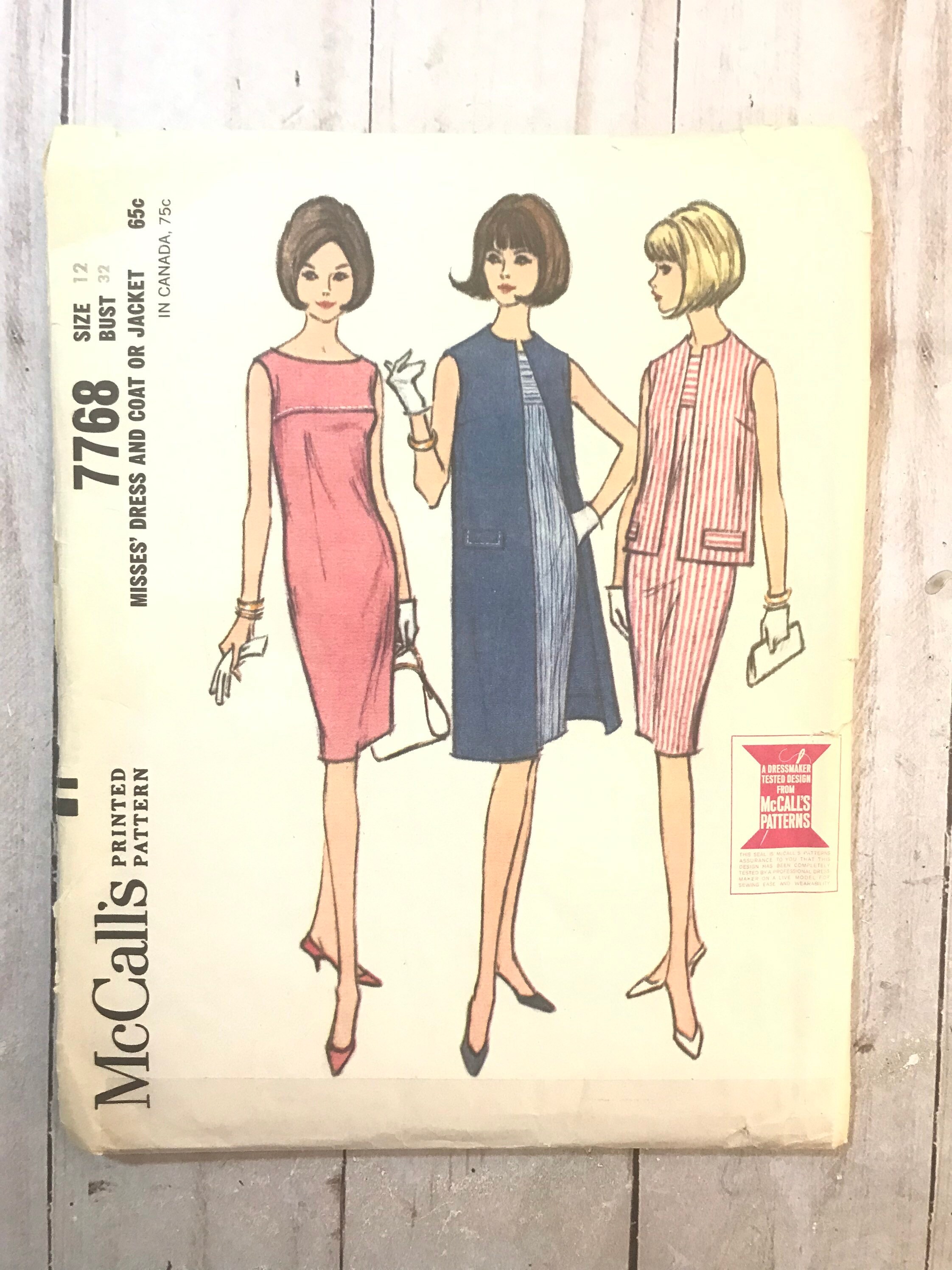 1960s Mccalls Sewing Pattern. Vintage Pattern. Vintage Dress | Etsy
