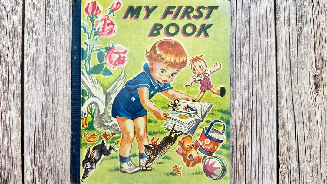My First Book, A Little Golden Book. Vintage Children’s Book. - Etsy