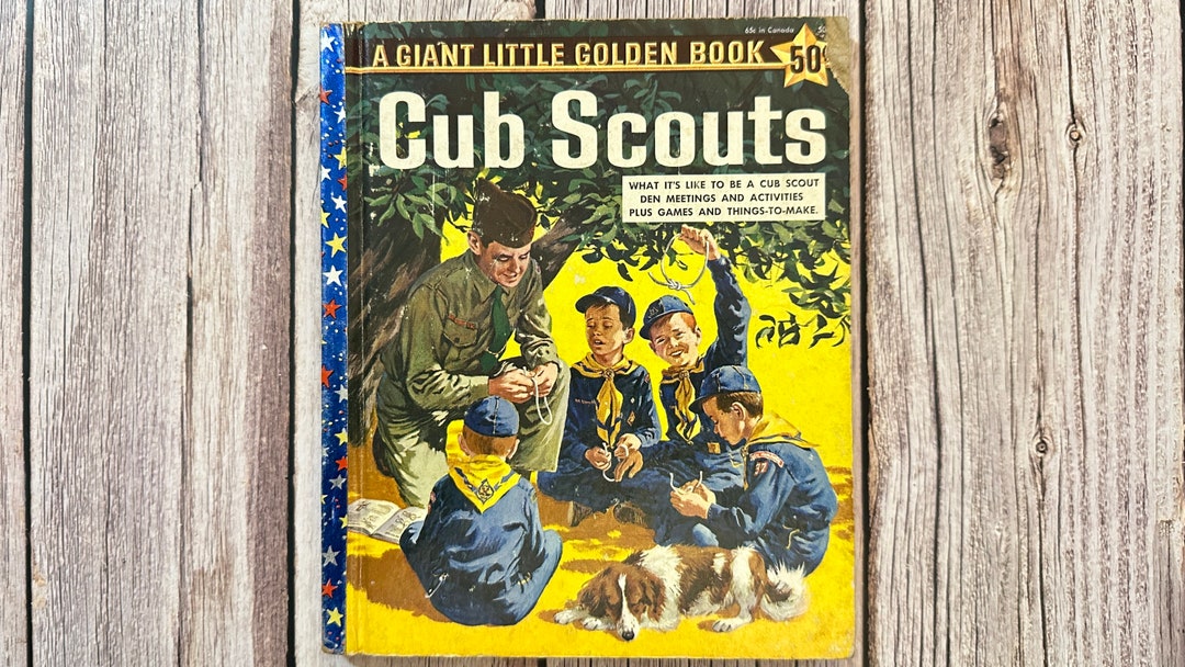 Cub Scouts, A Giant Little Golden Book. First Edition. Vintage Children ...