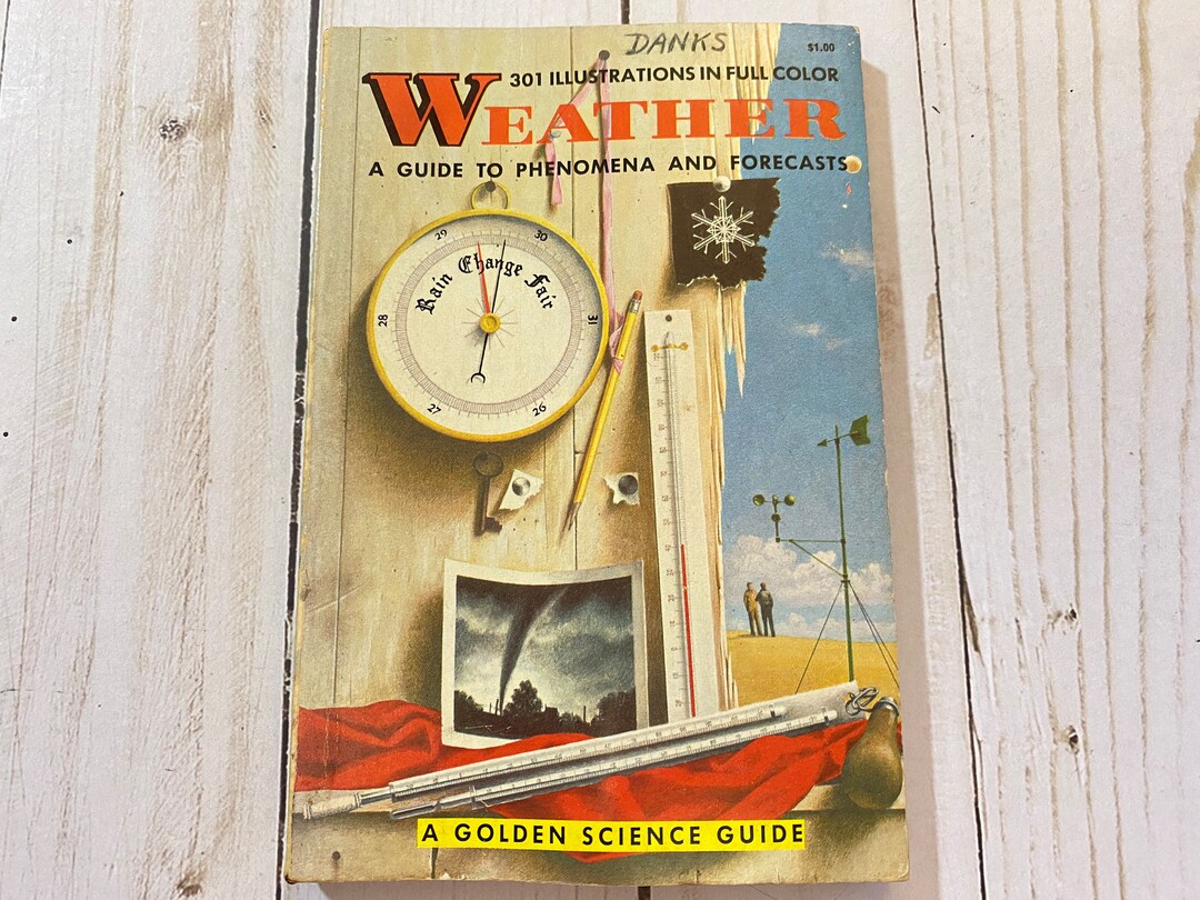 A Golden Science Guide Book. Weather. Vintage Book. - Etsy