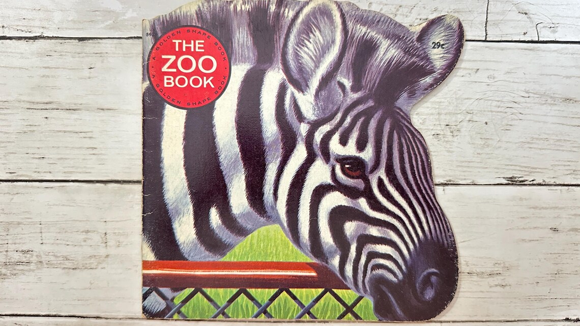 The Zoo Book - A Golden Shape Book - Paperback - Etsy